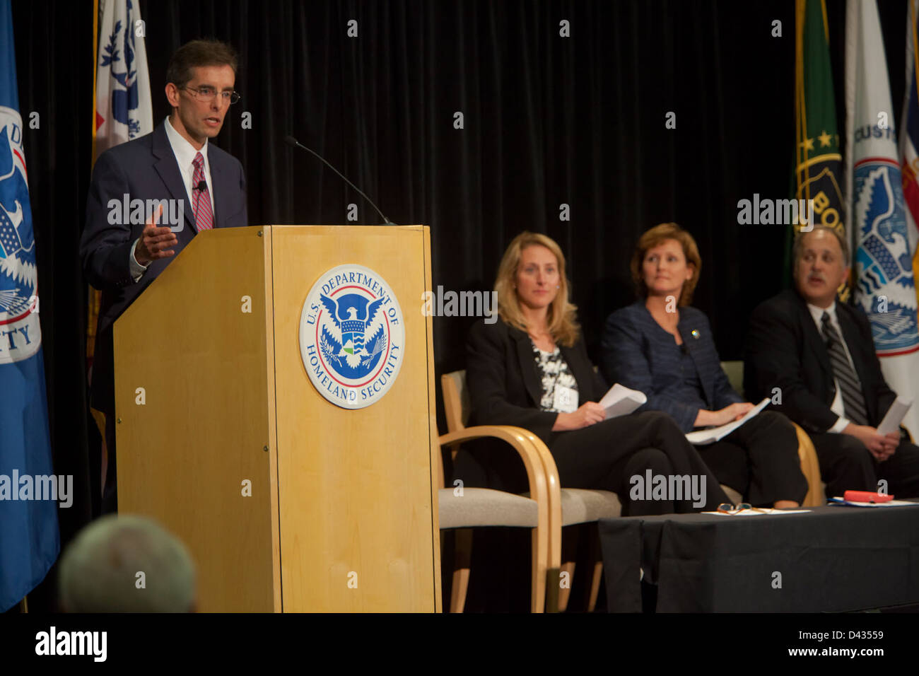 CBP Assistant Commissioner Al Gina spoke at the opening of the CBP ...