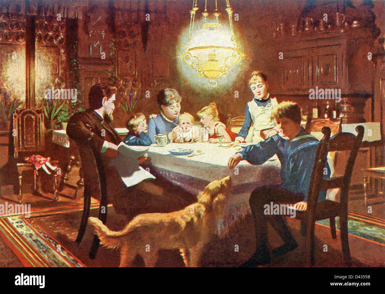 Family life in 1900 hi-res stock photography and images - Alamy