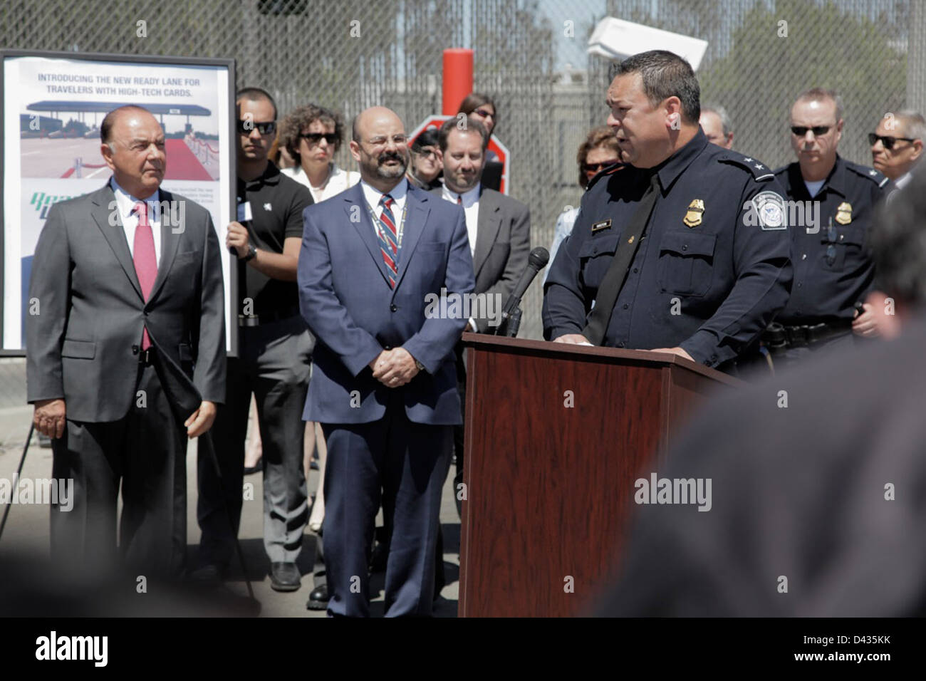 The ribbon-cutting ceremony for the new Ready Lane at the San Diego ...