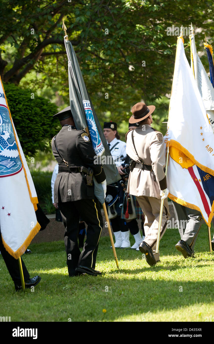 Washington area law enforcement memorial service hi-res stock ...