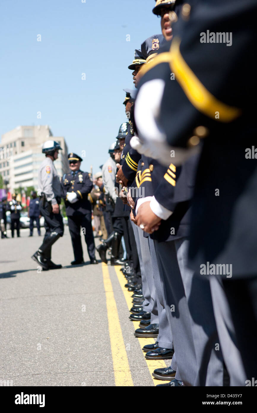 Washington area law enforcement memorial service hi-res stock ...