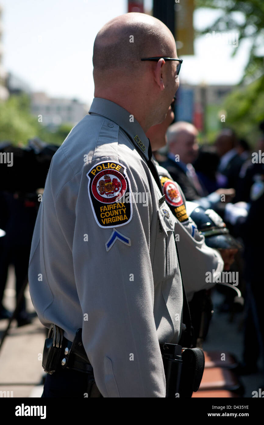 Washington area law enforcement memorial service hi-res stock ...