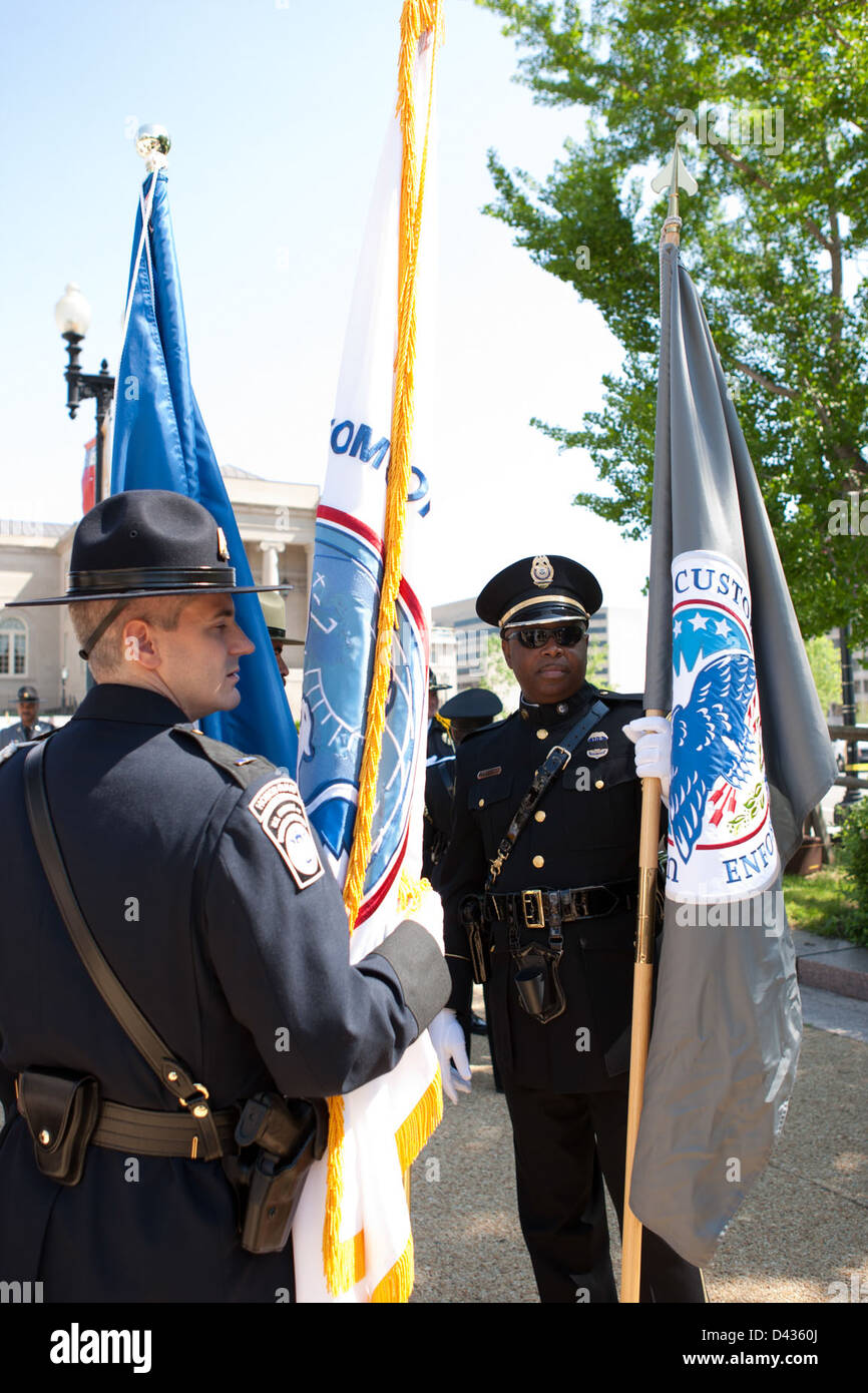 Washington area law enforcement memorial service hi-res stock ...