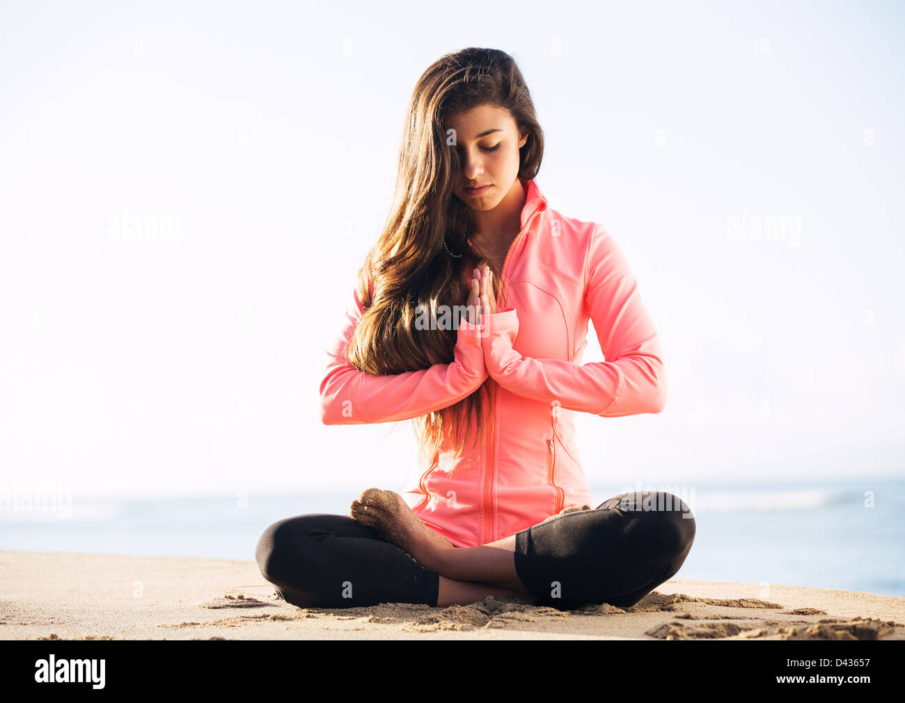 Women meditation hi-res stock photography and images - Alamy