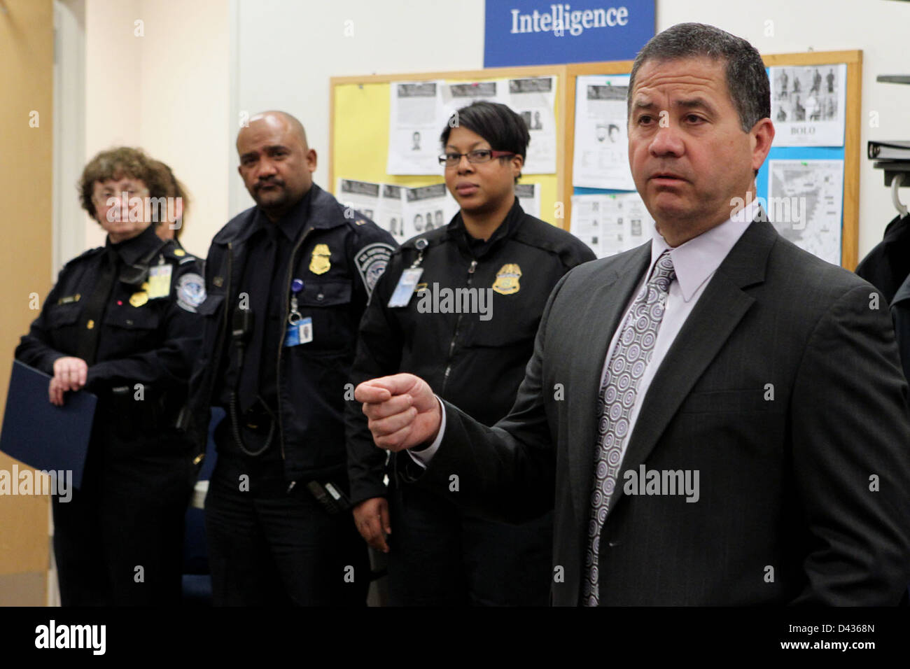 CBP held a muster event in Seattle, where officers and officials ...