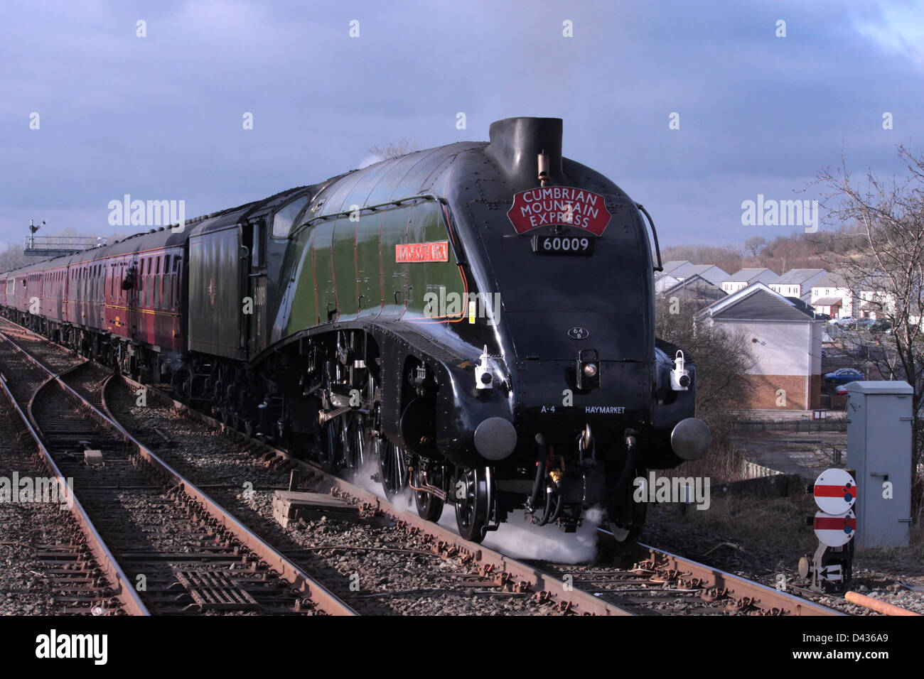 Train steam a4 pacific preserved hi-res stock photography and images ...