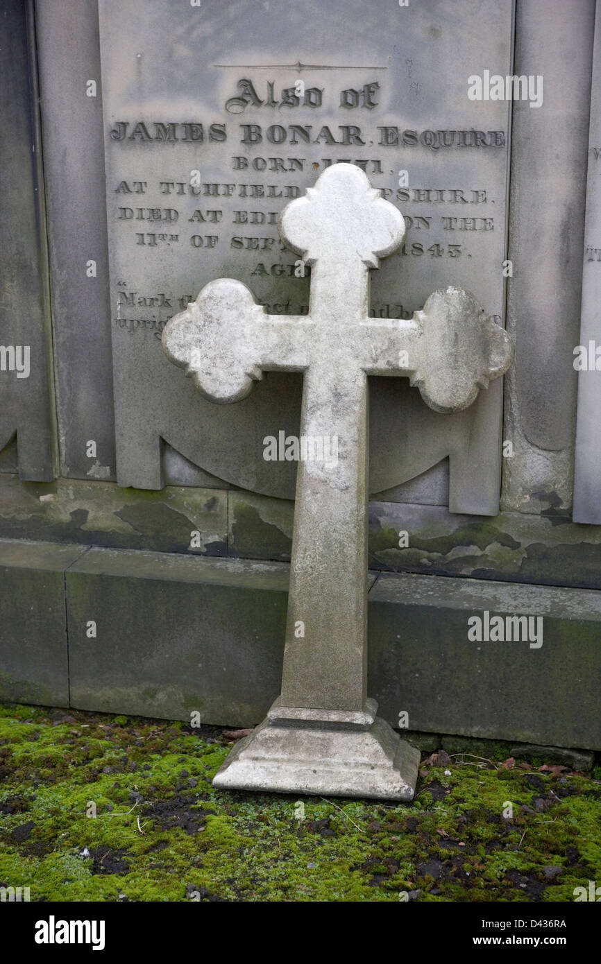Canongate Kirk Cemetery Gravestone Edinburgh Stock Photo - Alamy