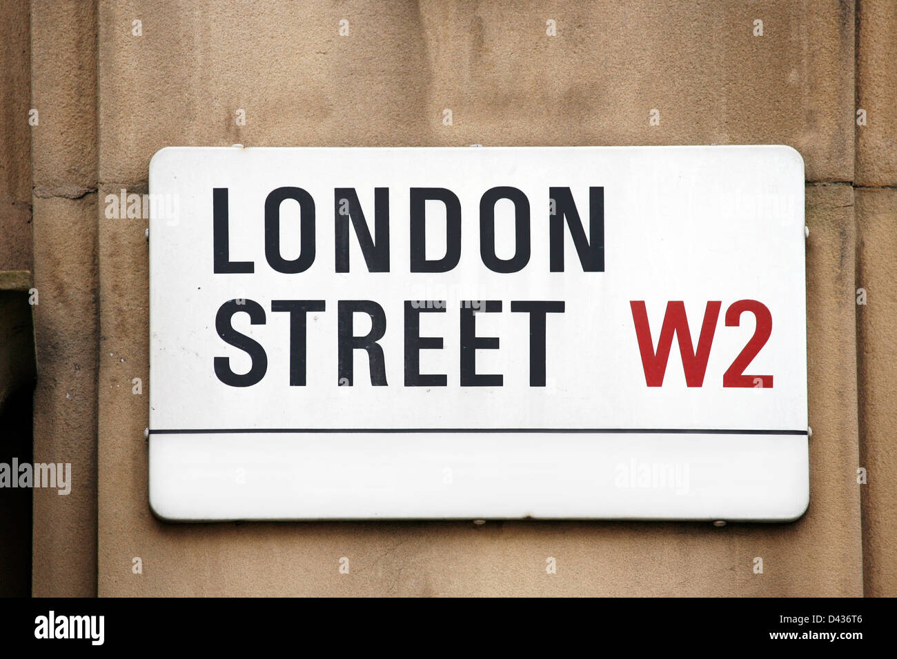London Street Sign, LONDON STREET, Borough of Kensington and Chelsea ...