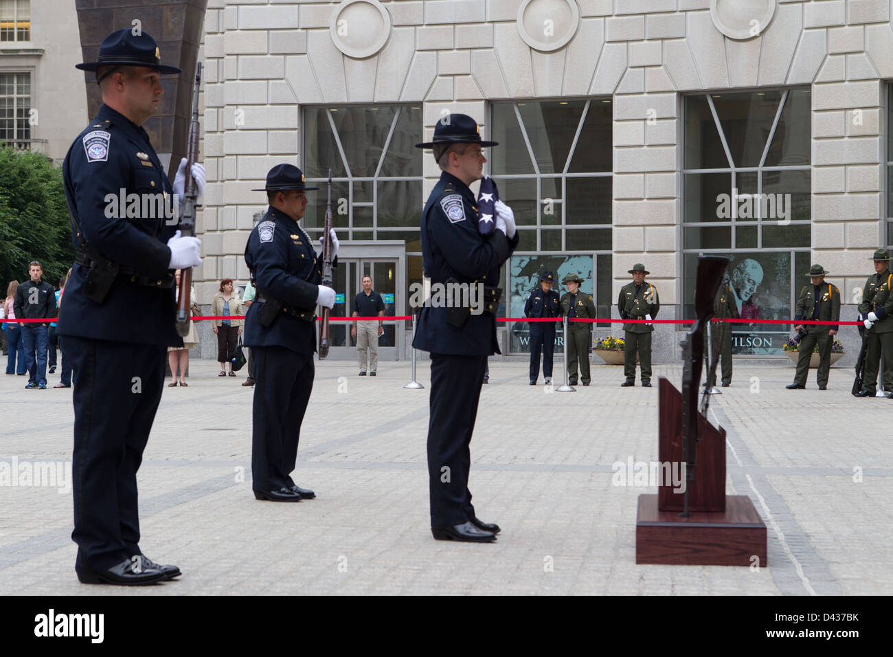 The CBP Honor Guard held a special ceremony to honor the service and ...