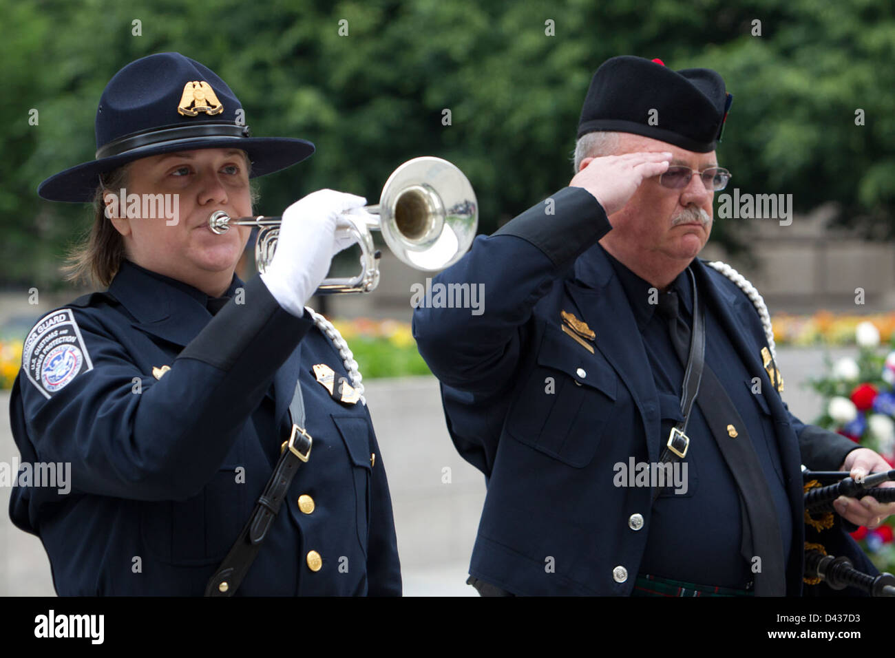 On May 1, 2011, the CBP Honor Guard presented a ceremony at the Ronald ...