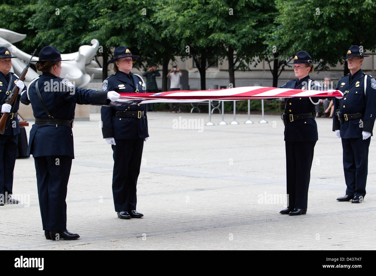CBP Honor Guard to CBP Family Members Stock Photo - Alamy