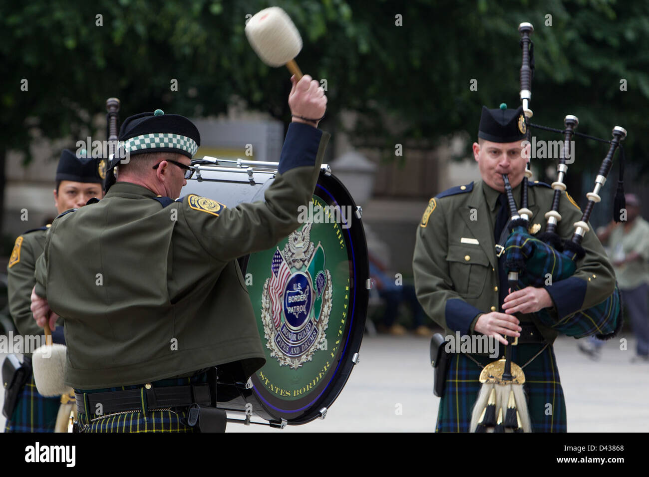 CBP Honor Guard to CBP Family Members Stock Photo - Alamy