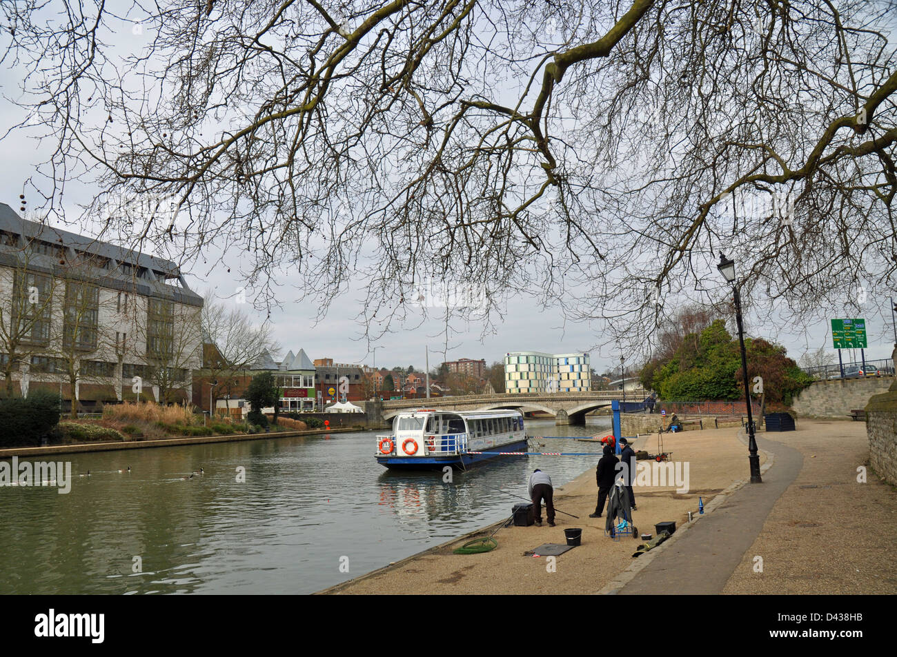 The river Medway in the centre of Maidstone Stock Photo - Alamy