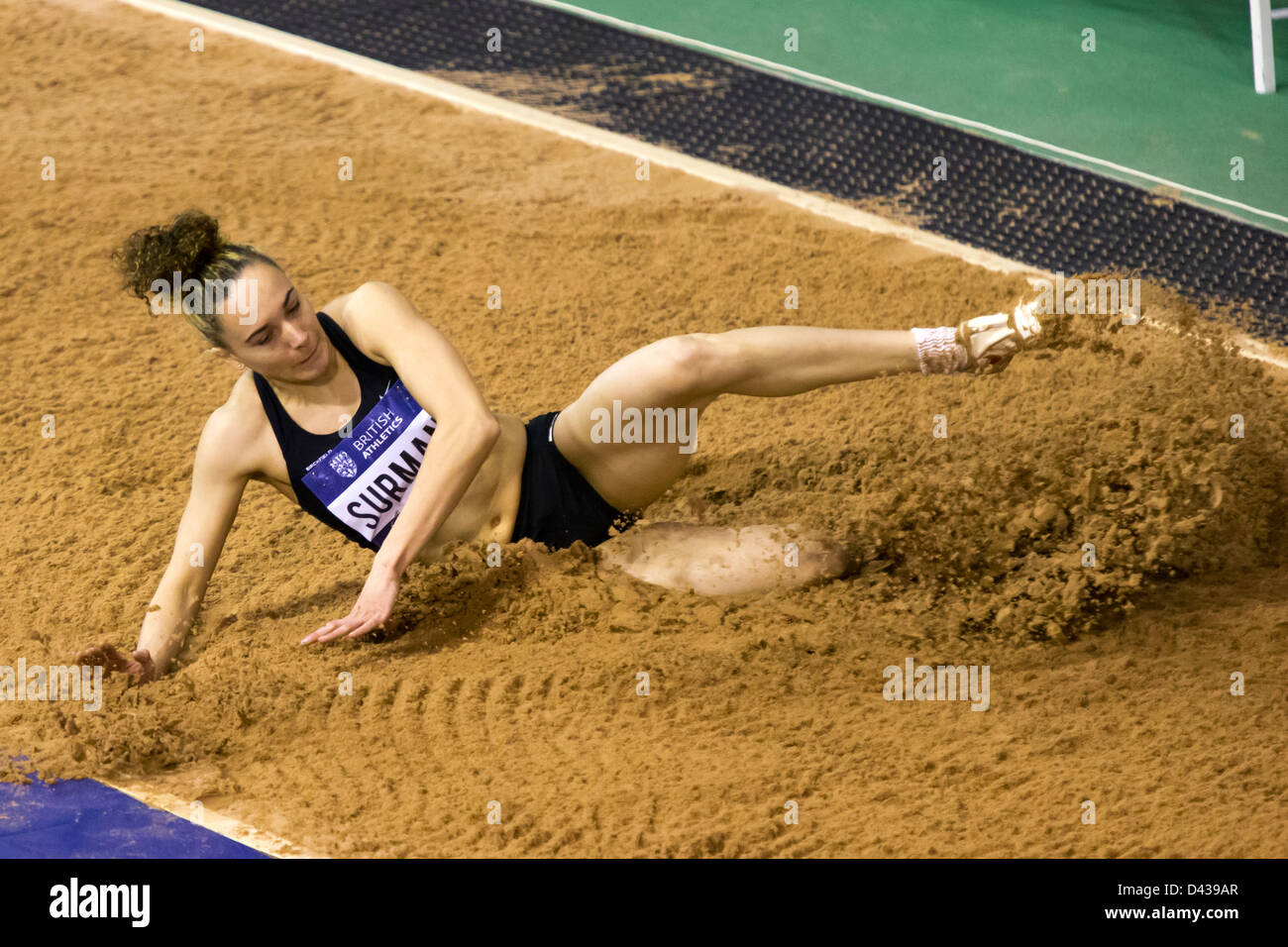 Jade SURMAN, Women's Long Jump, 2013 British Athletics European Trials ...