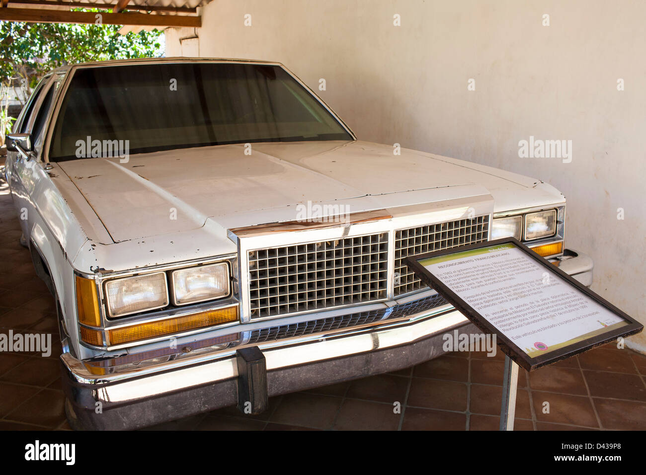 A car used by rebel leaders on display at the Civil war museum in ...