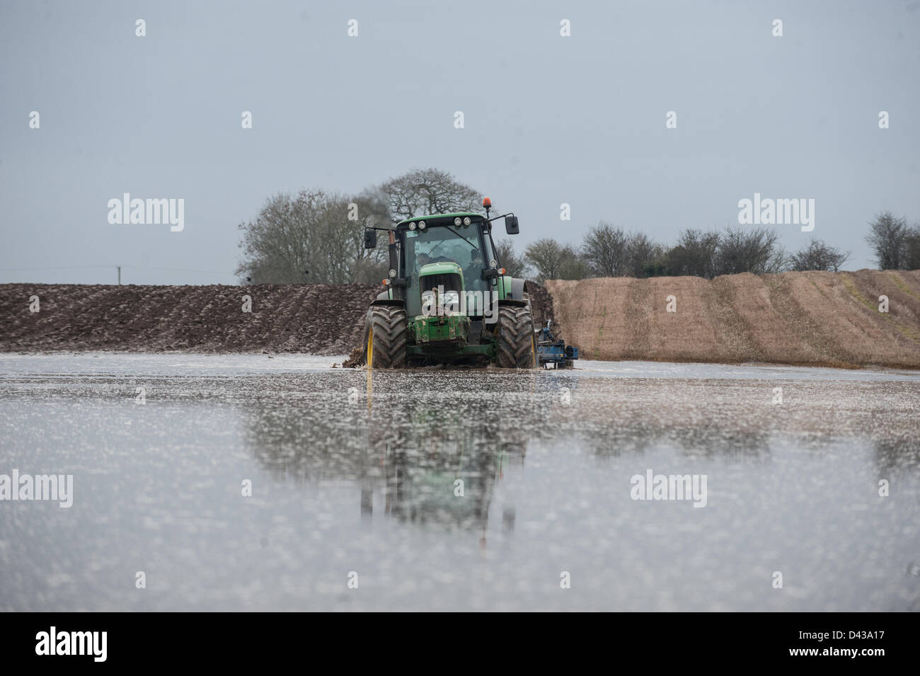 Plough through flooding hi-res stock photography and images - Alamy