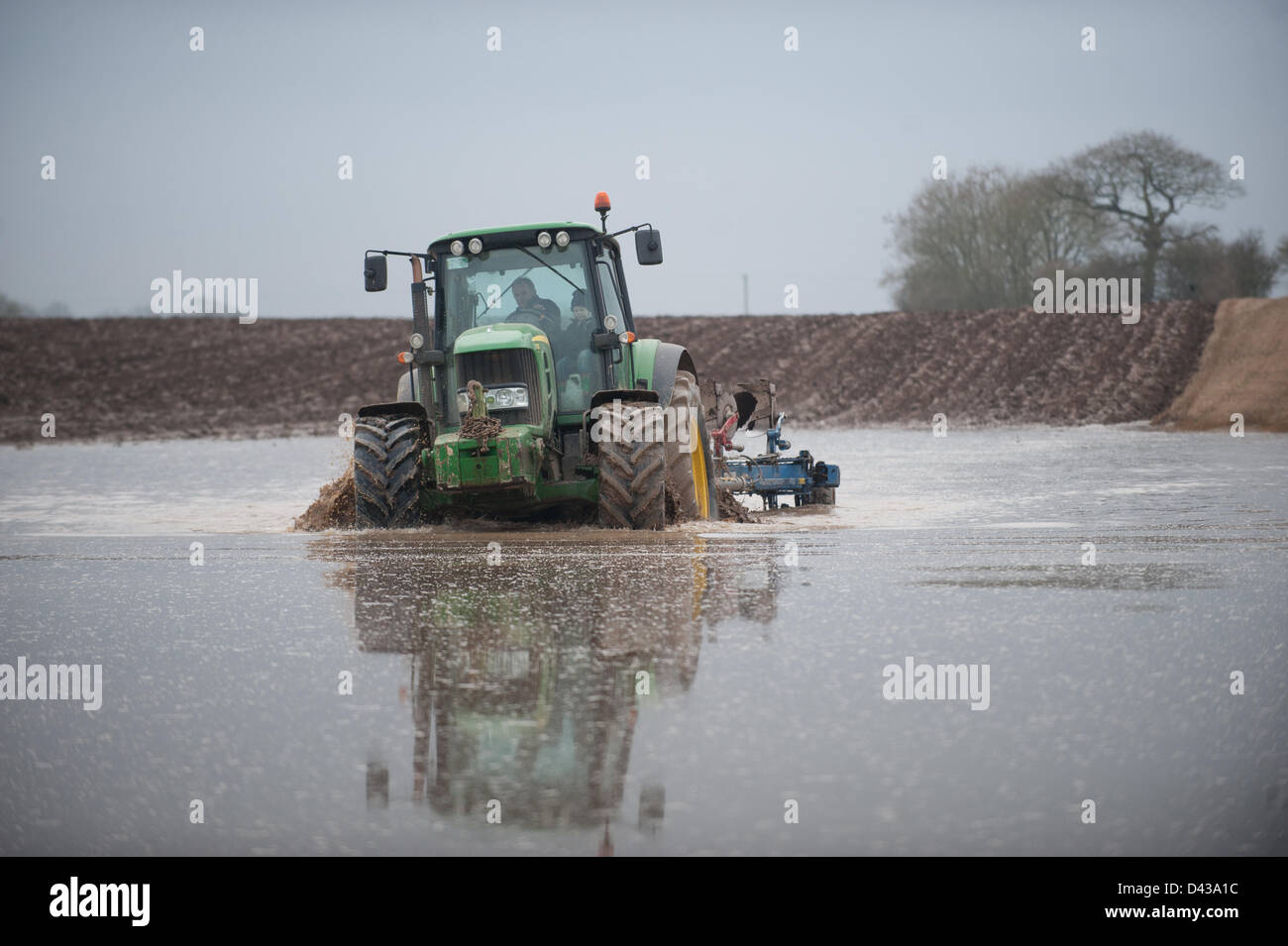 Plough through flooding hi-res stock photography and images - Alamy