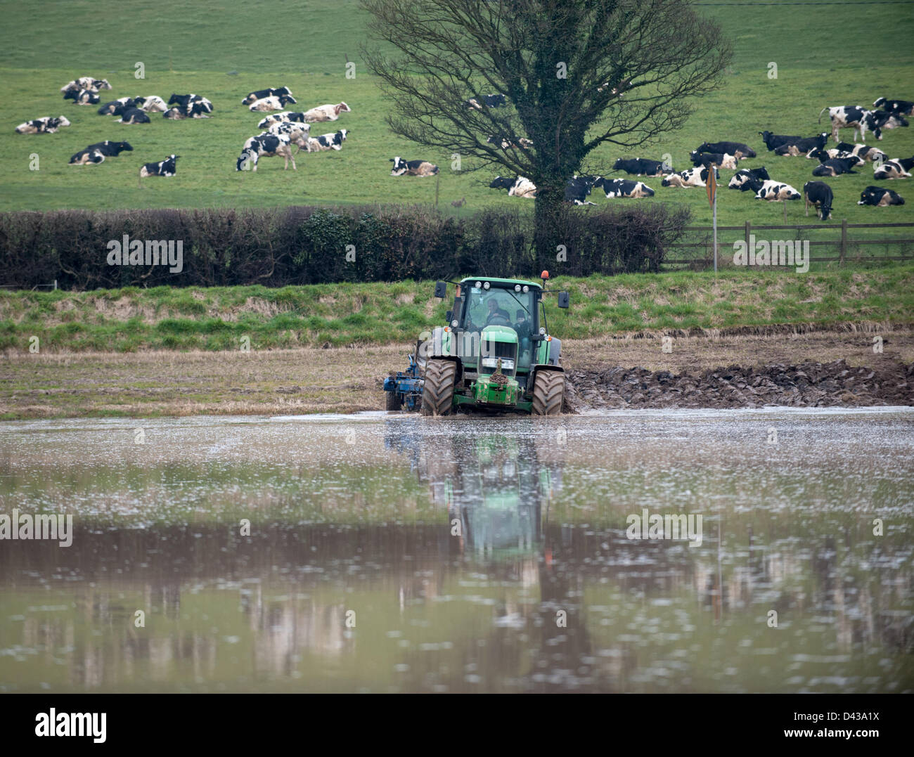 Plough through flooding hi-res stock photography and images - Alamy