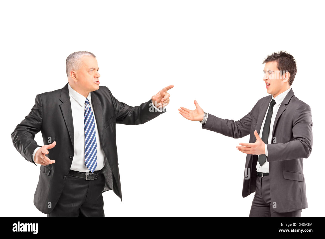 Two men face to face conflict hi-res stock photography and images - Alamy