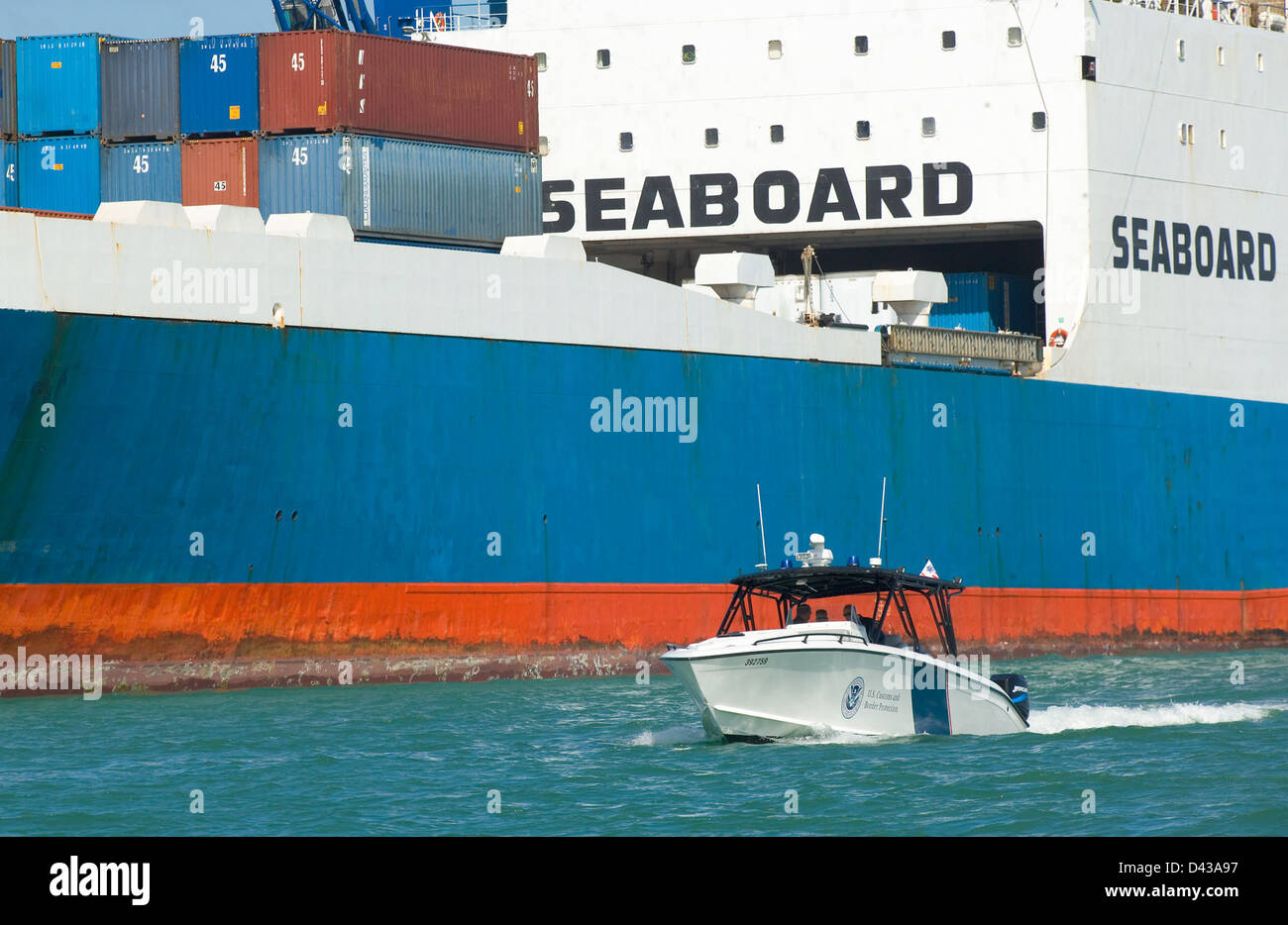 This image features a CBP aircraft used for border surveillance and ...