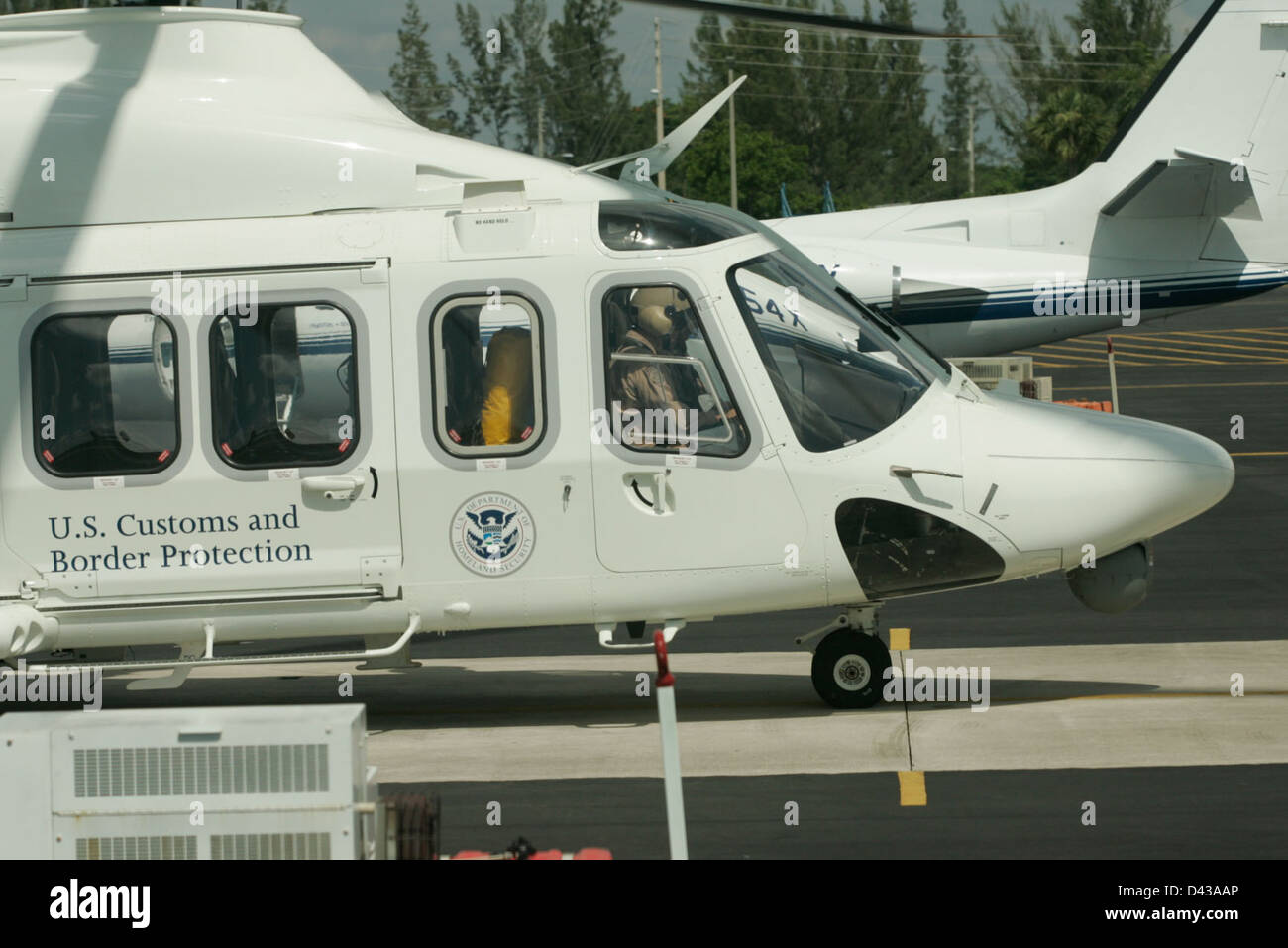 An AStar Blackhawk aircraft, along with U.S. vessels, are used by CBP ...