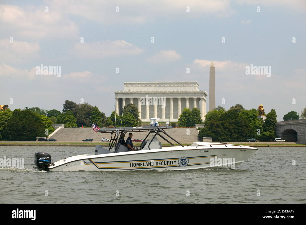 This image shows an AMO boat, used by U.S. Customs and Border ...