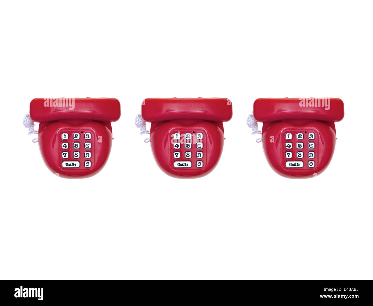 A vintage rotary telephone on a desk Stock Photo - Alamy