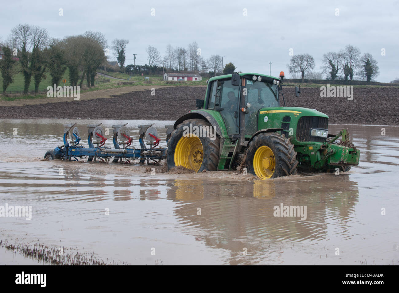 Plough through flooding hi-res stock photography and images - Alamy