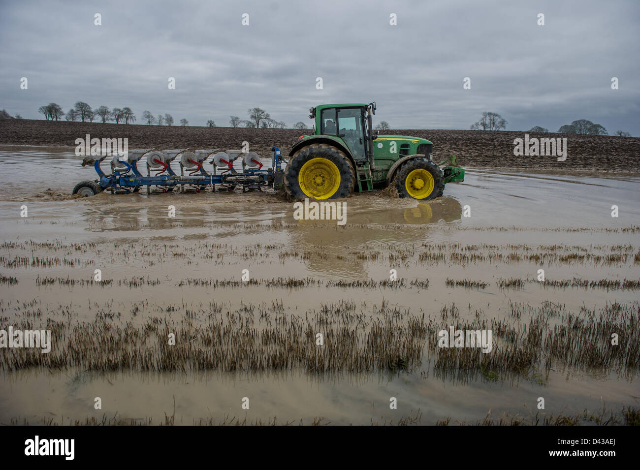 Plough through flooding hi-res stock photography and images - Alamy