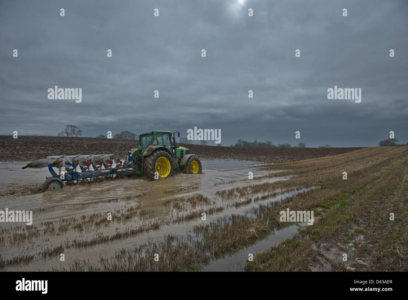 Plough through flooding hi-res stock photography and images - Alamy