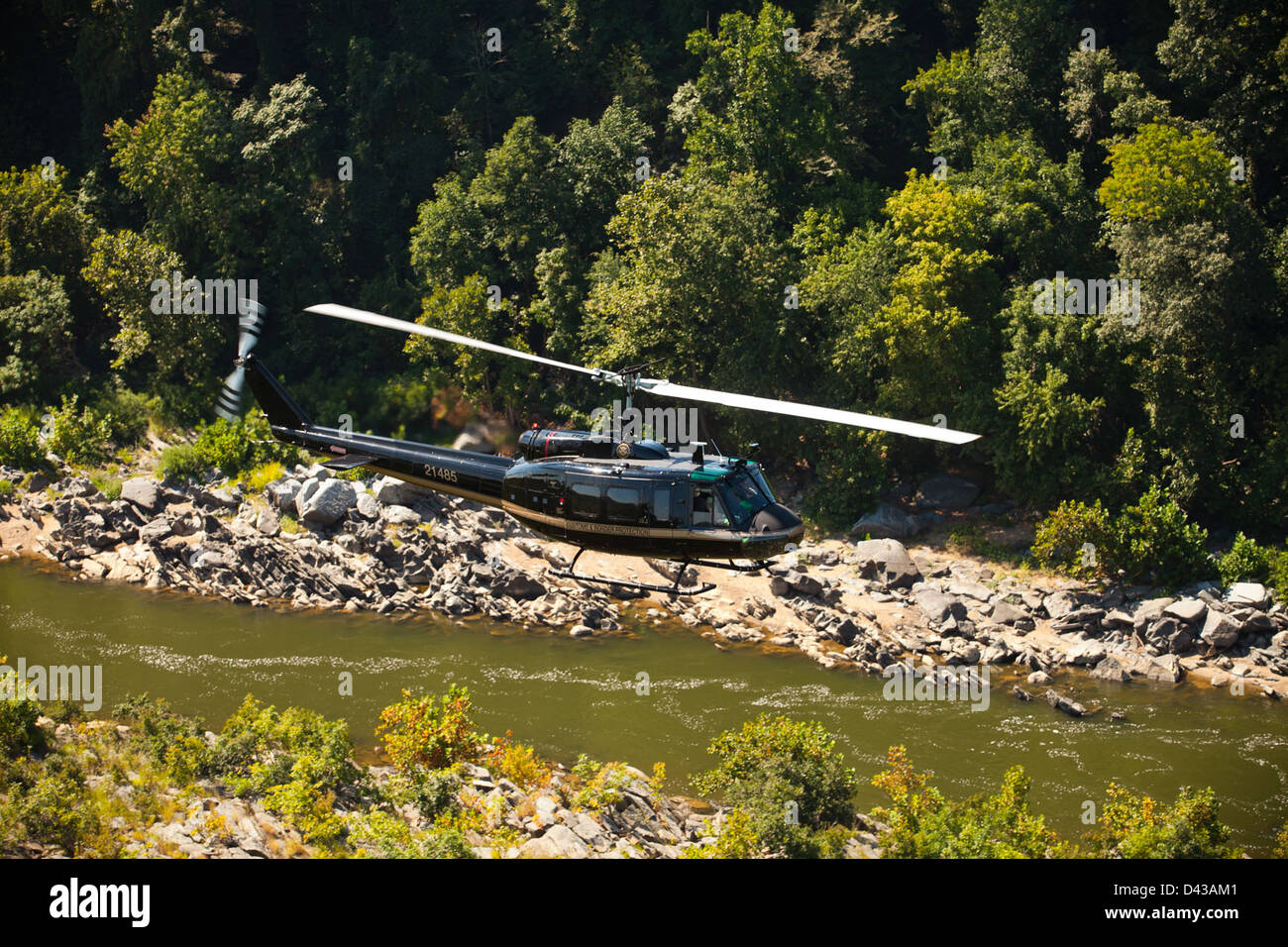 A Black Hawk helicopter and an AStar aircraft, part of CBP’s Office of ...