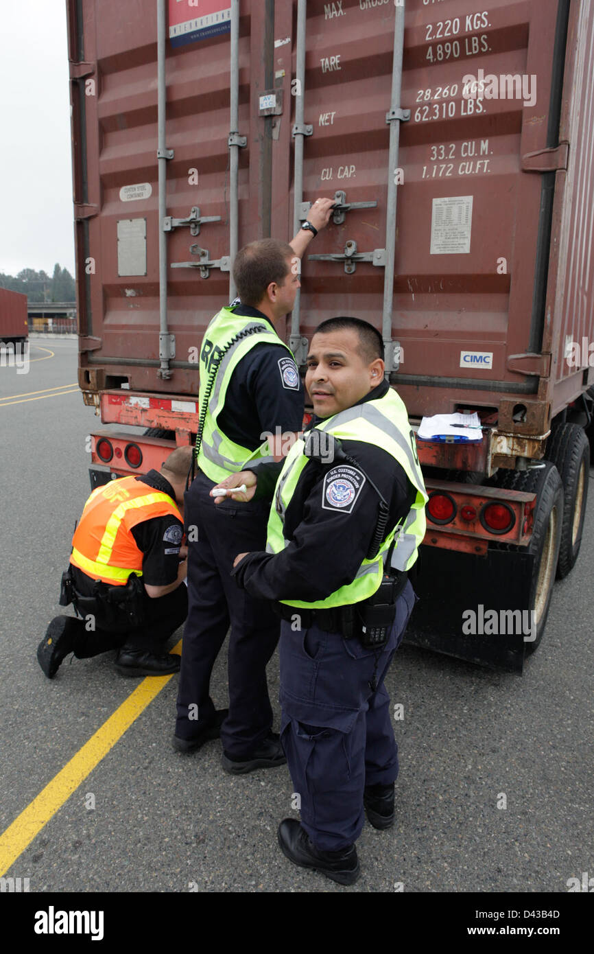 CBP's Port of Entry Inspection Station conducts inspections of various ...