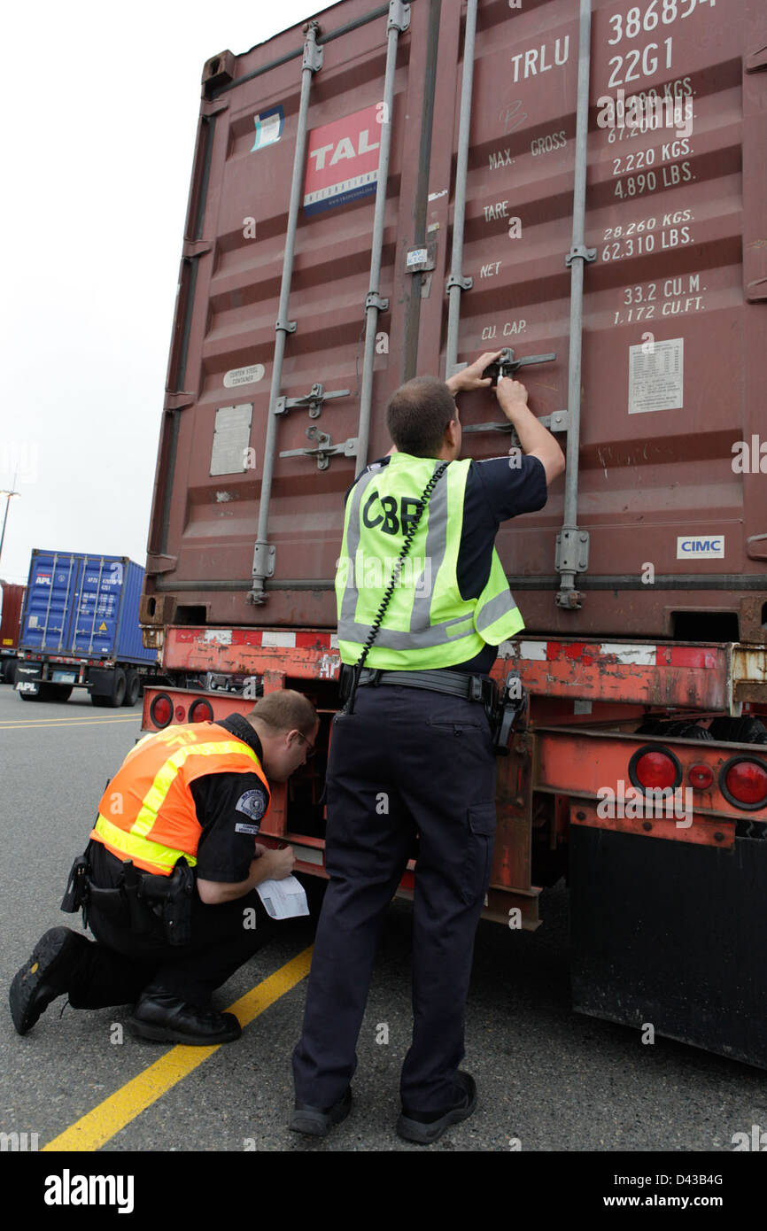 The CBP Port of Entry Inspection Station ensures that all goods ...