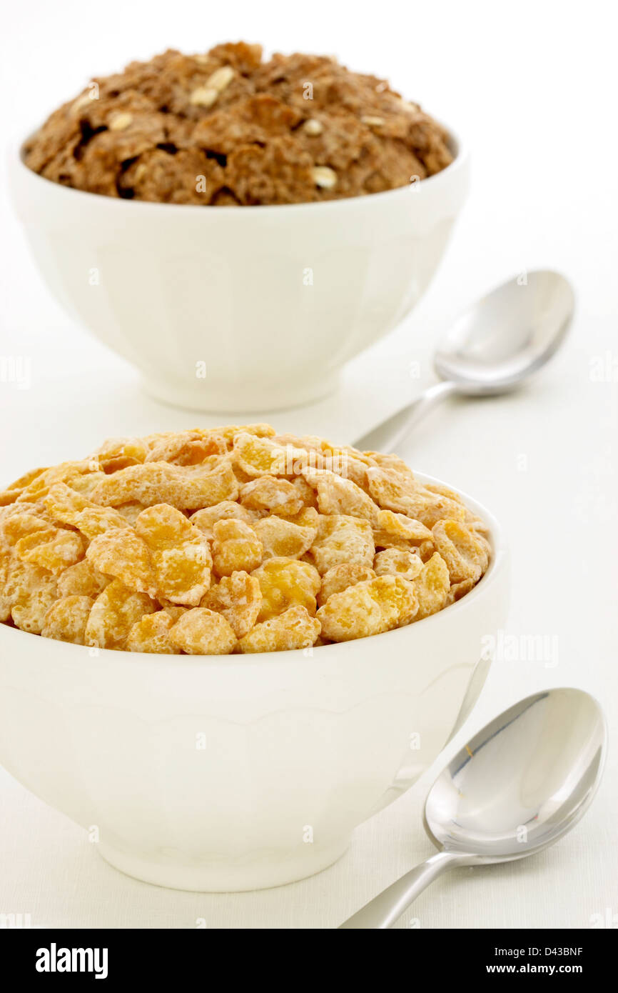 delicious and healthy frosted with sugar corn flakes and bran flakes ...