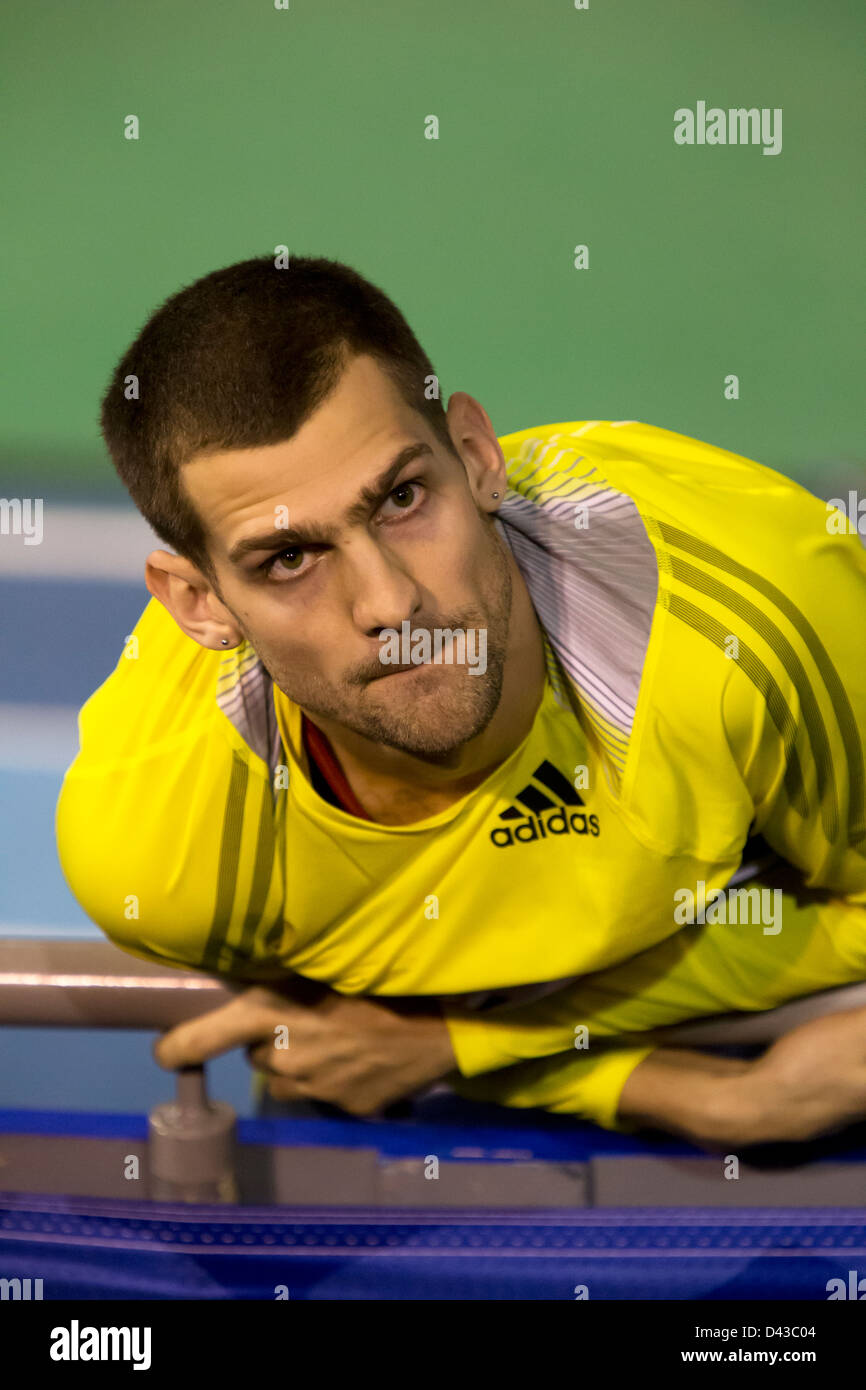 Robbie GRABARZ, winner of the HIGH JUMP Final, 2013 British Athletics ...