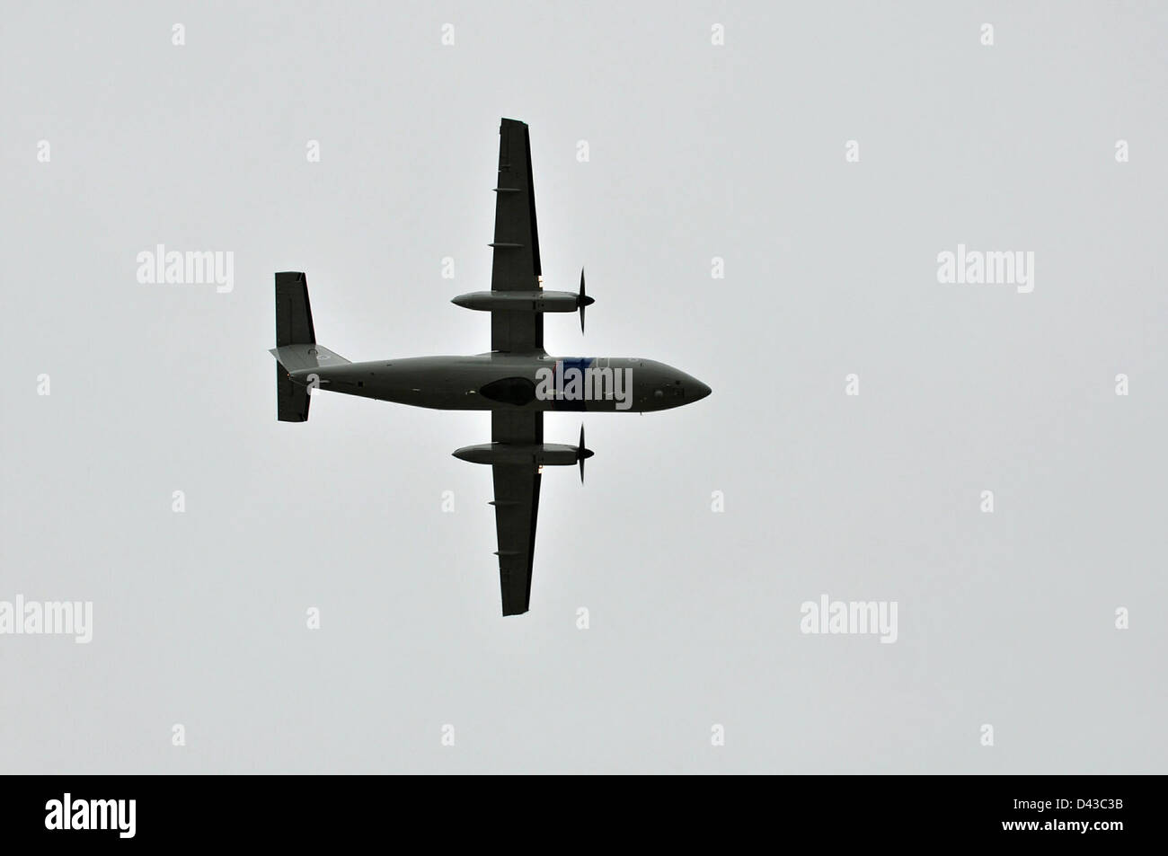 The U.S. Customs & Border Protection (CBP) Dash 8 aircraft is part of ...