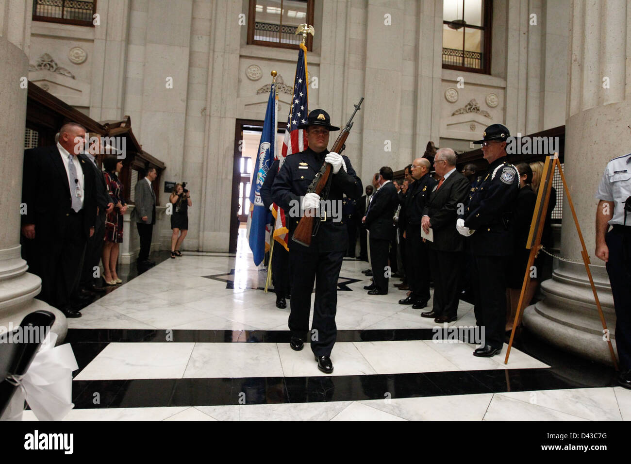The dedication ceremony for the New Orleans Customs House marked the ...
