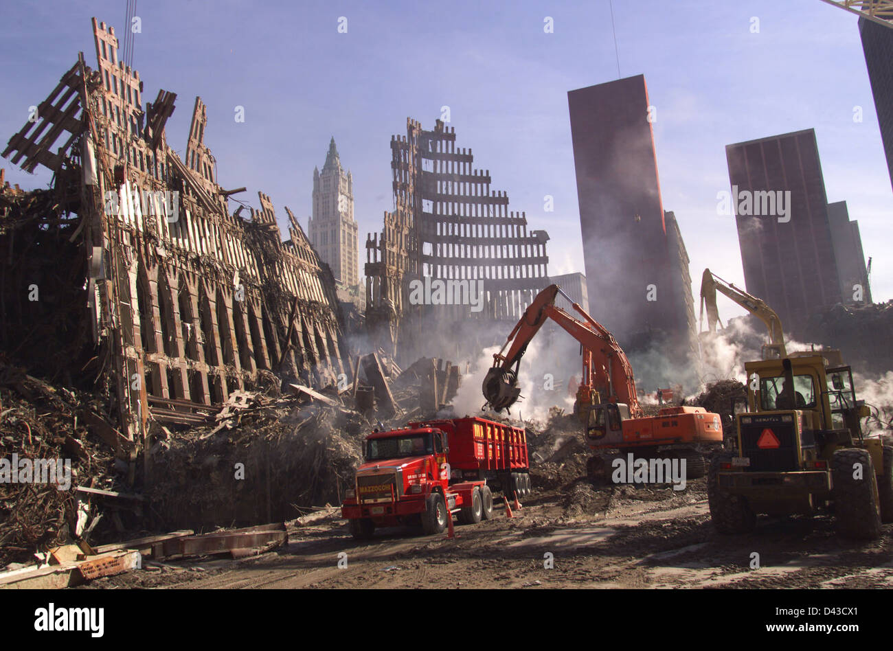 Photos taken at the World Trade Center site after the 9/11 terrorist ...