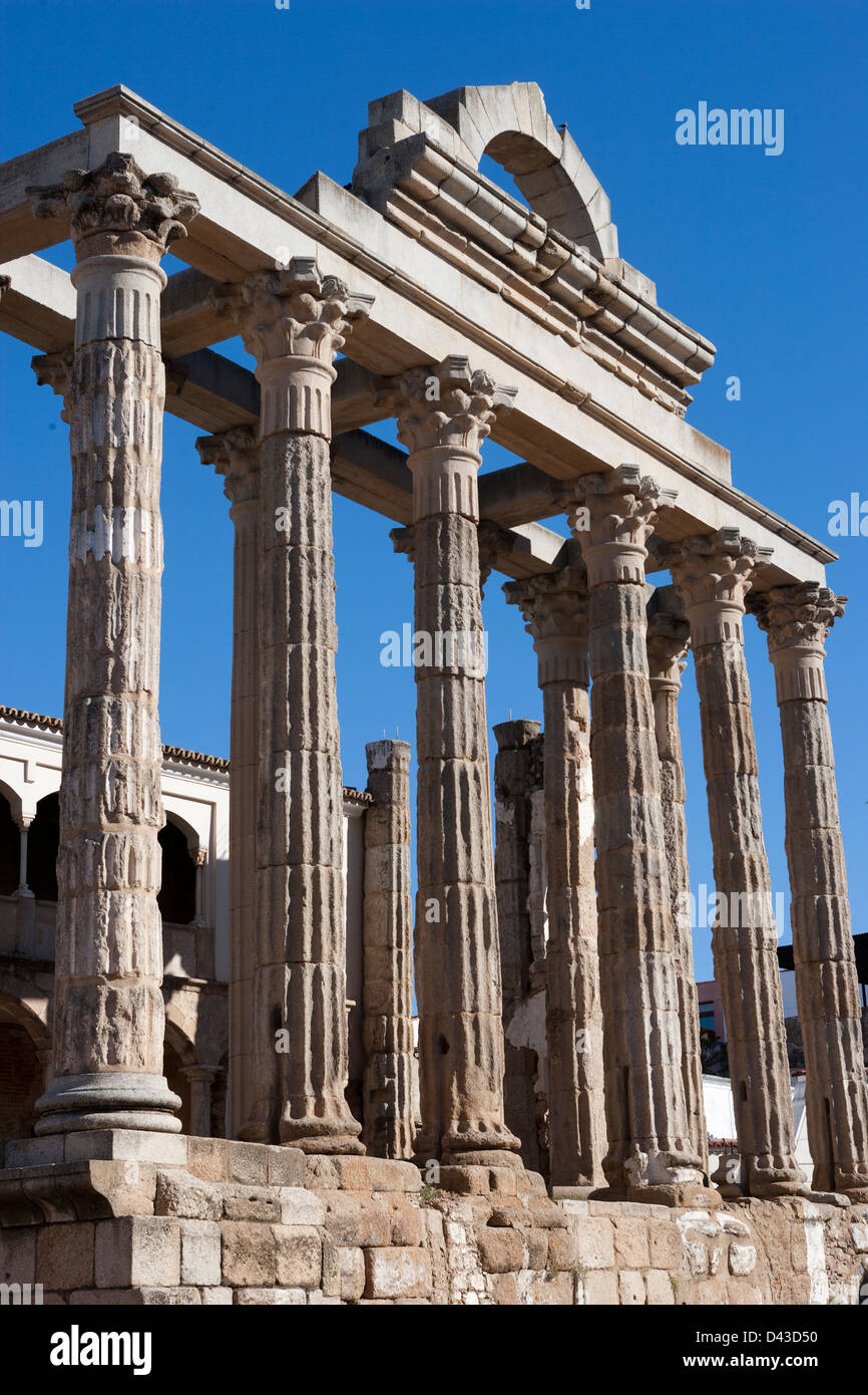 Temple of Diana Merida Stock Photo - Alamy