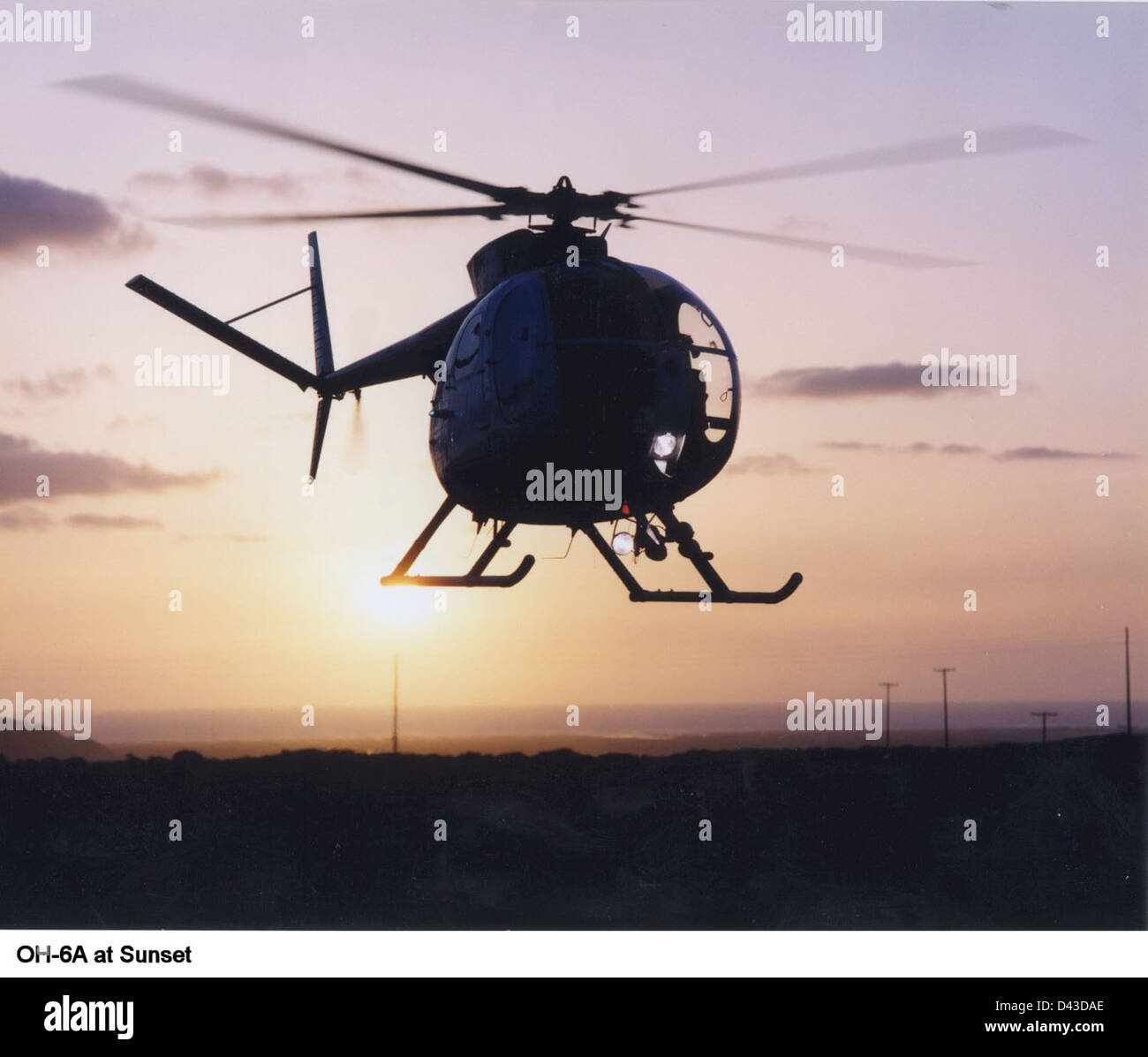 This image depicts the OH-6 helicopter used by U.S. Customs and Border ...
