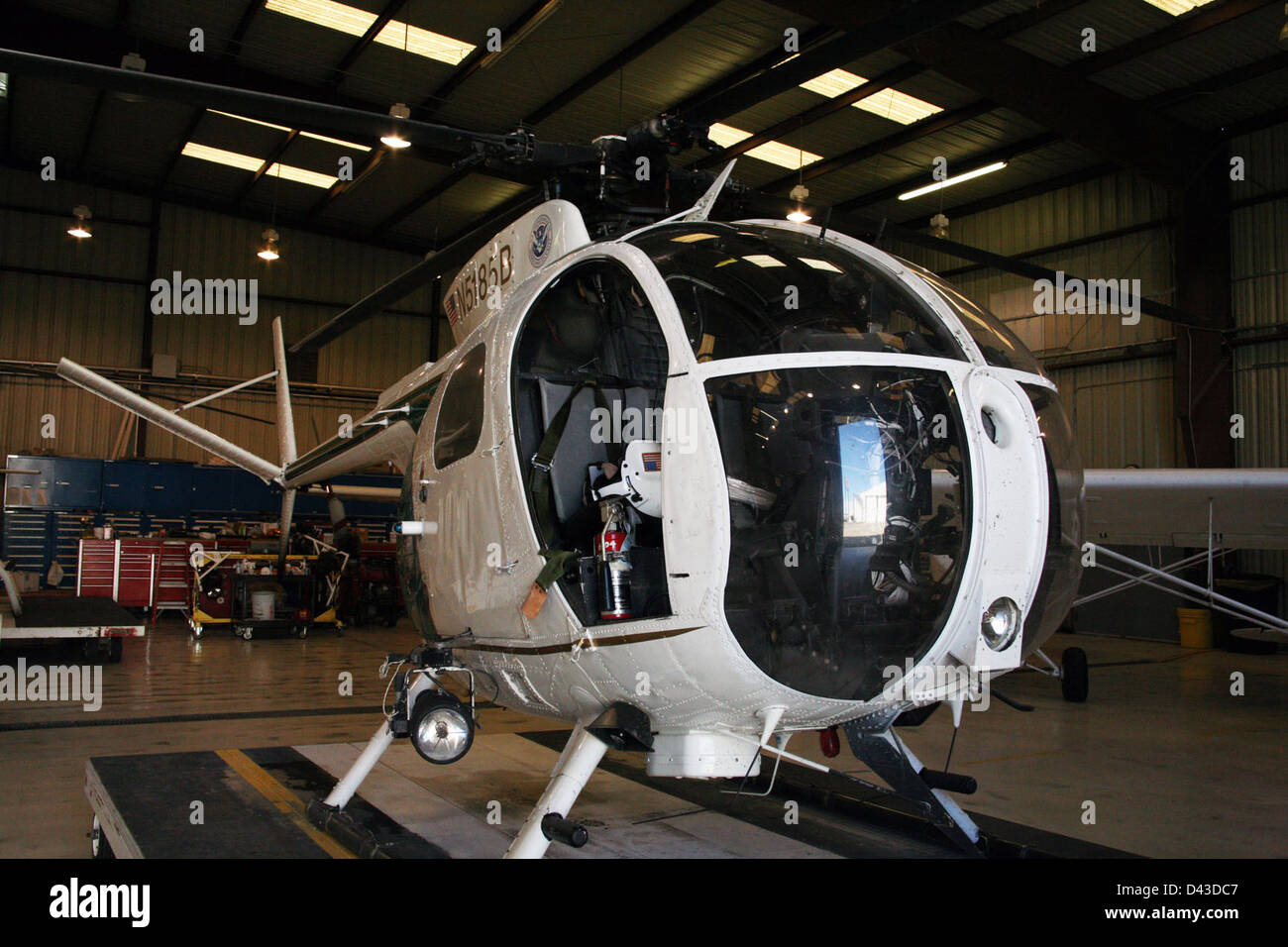The OH-6 helicopter, used by U.S. Customs and Border Protection (CBP ...
