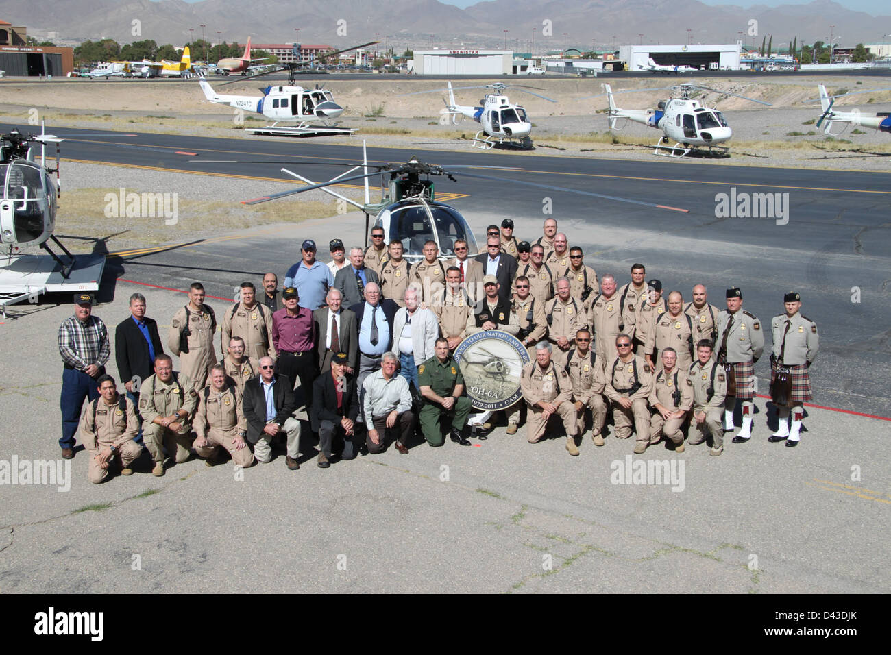 The retirement ceremony of the OH-6A helicopter on October 20, 2011 ...