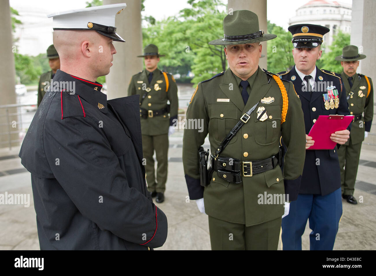 U s border patrol honor guard hi-res stock photography and images - Alamy