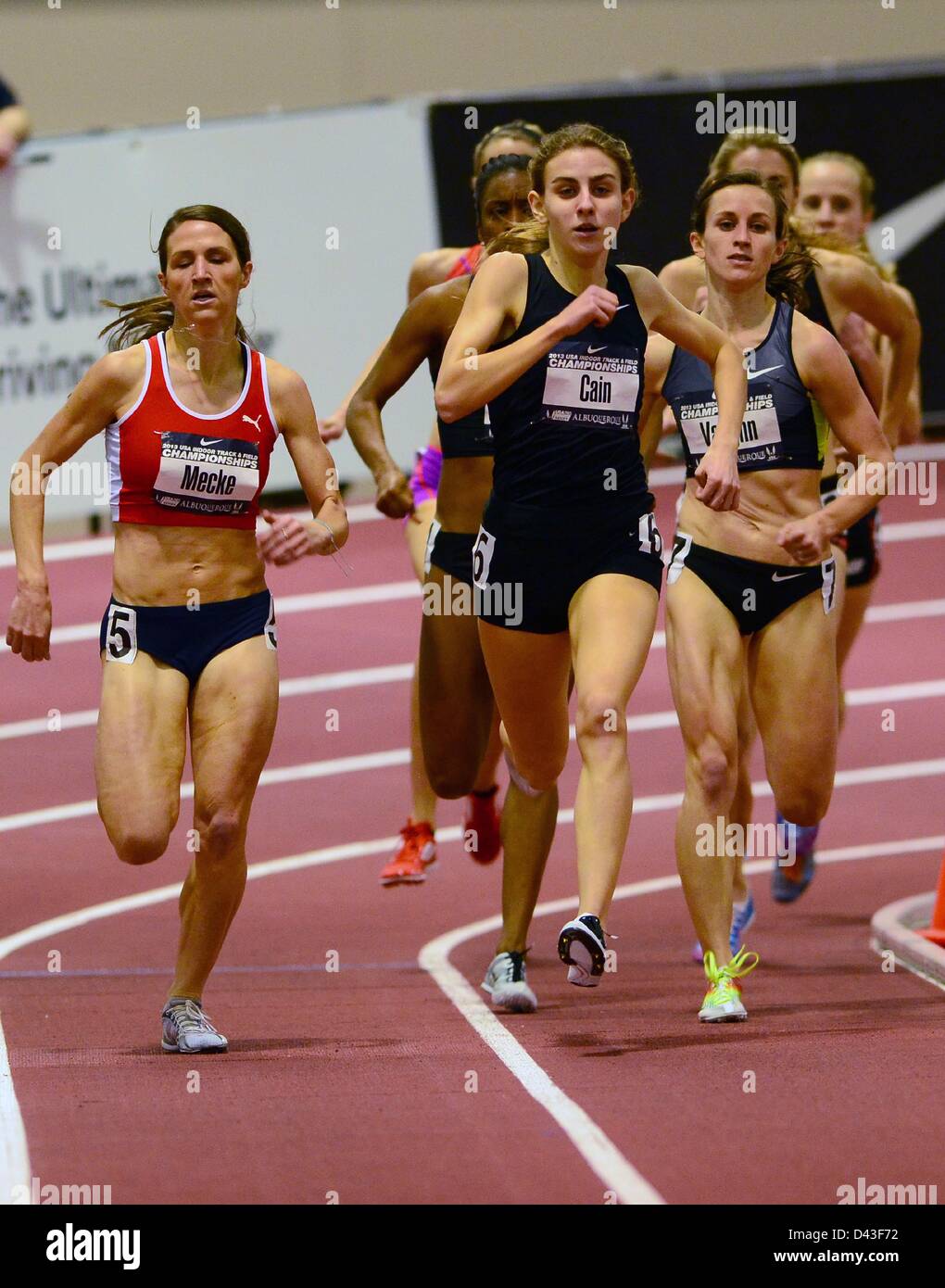 March 3, 2013 - Albuquerque, NM, U.S. - 030313 .Mary Cain, , center ...