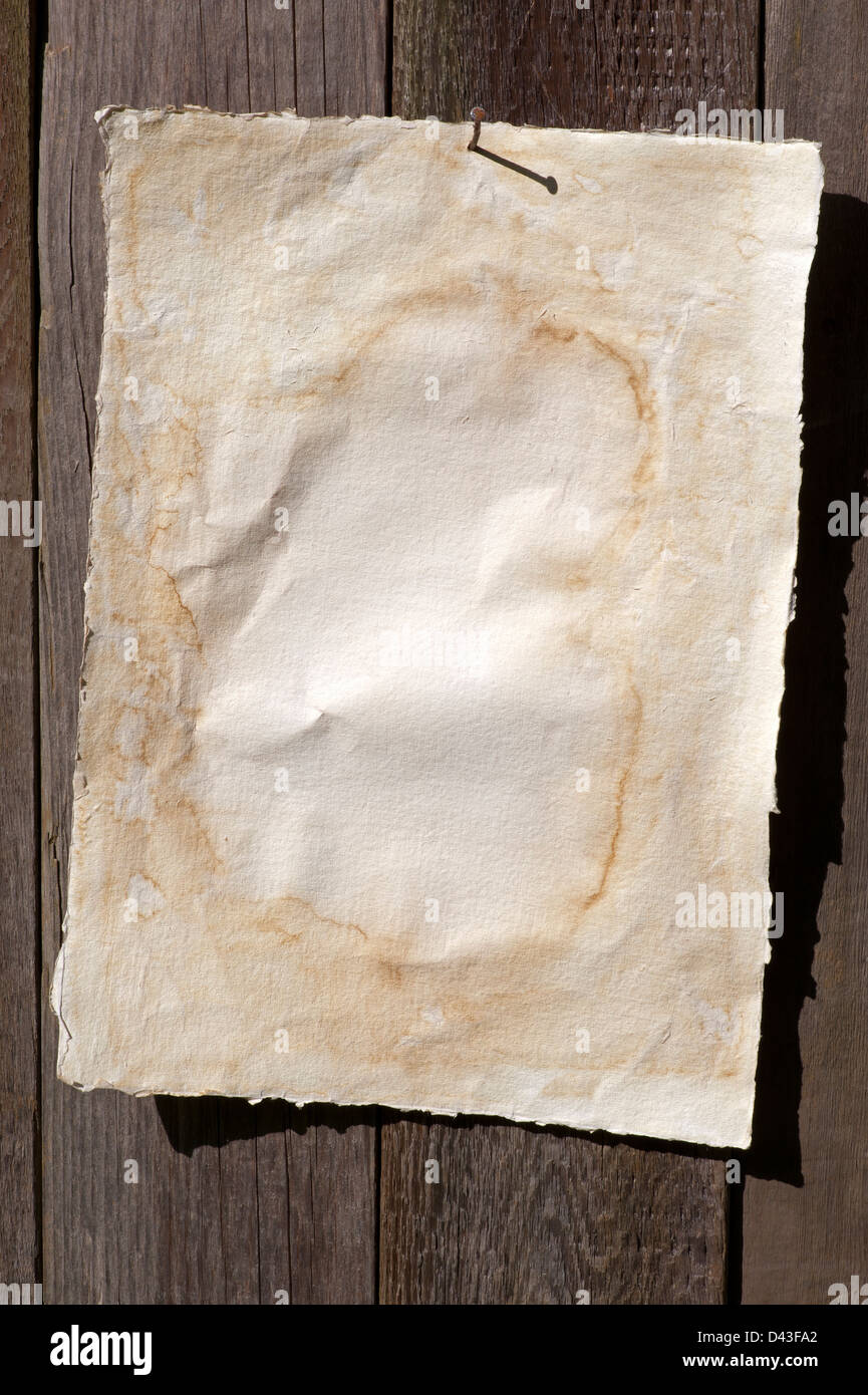 Old hand paper - very old paper with hand writing and stamps Stock ...