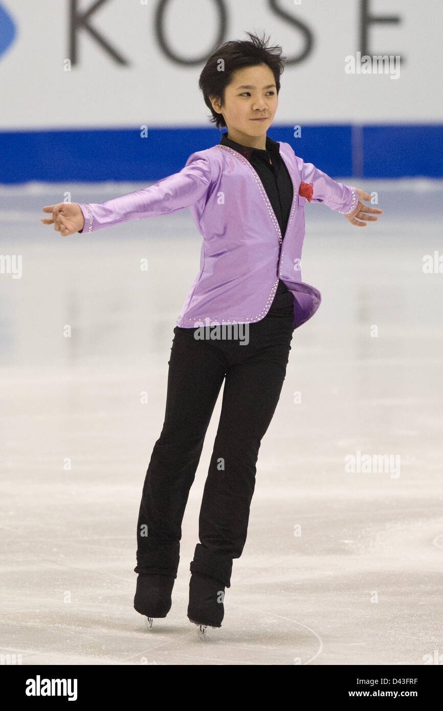 Shoma Uno (JPN), MARCH 3, 2013 Figure Skating : ISU World Junior Figure Skating Championships ...