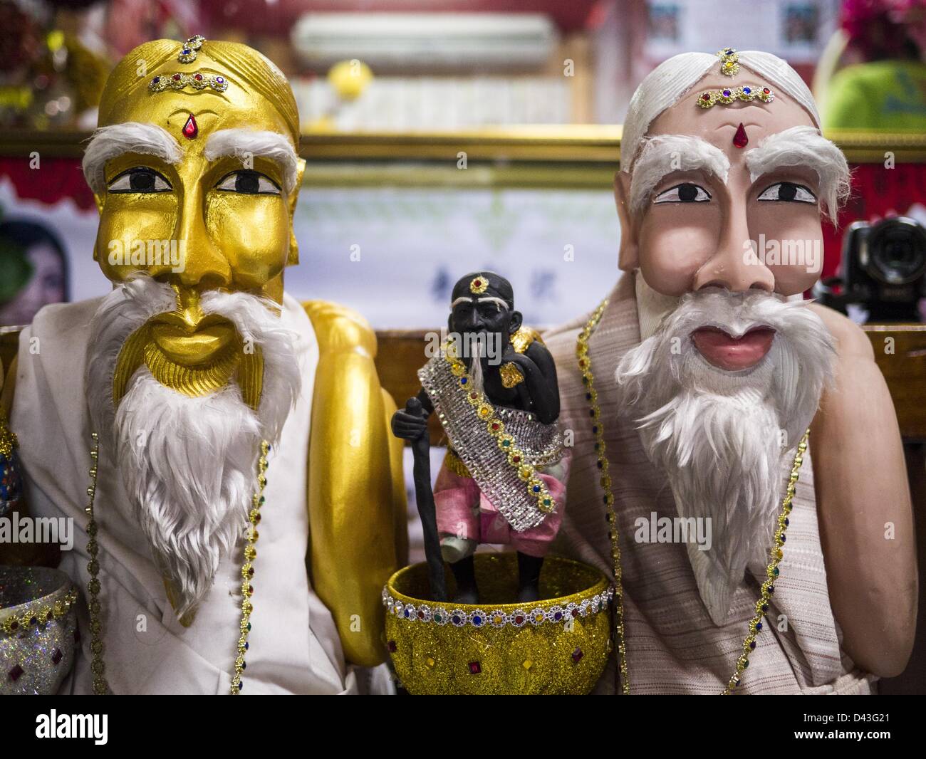 Feb. 28, 2013 - Bangkok, Thailand - Statues of Chuchok in the Chuchok ...