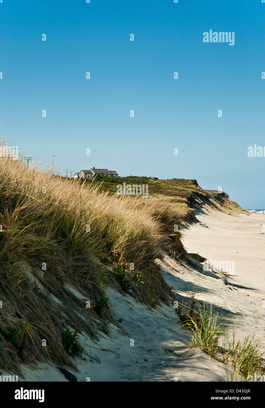 Coast Guard Beach and dunes, Eastham, Cape Cod, Massachusetts, USA ...