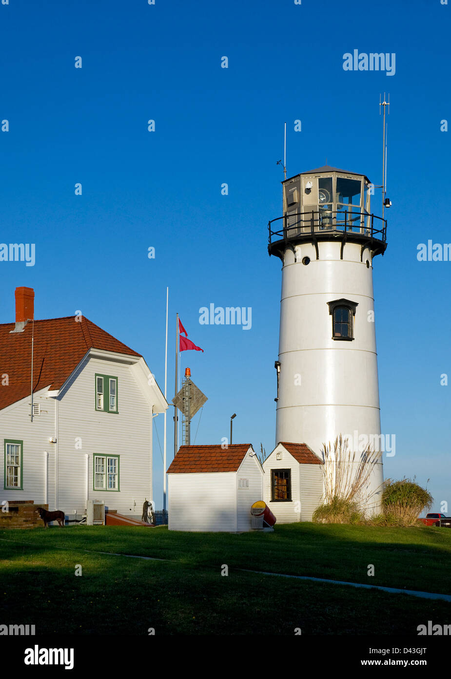 Chatham Light and Coast Guard station, Chatham, Cape Cod, MA Stock ...