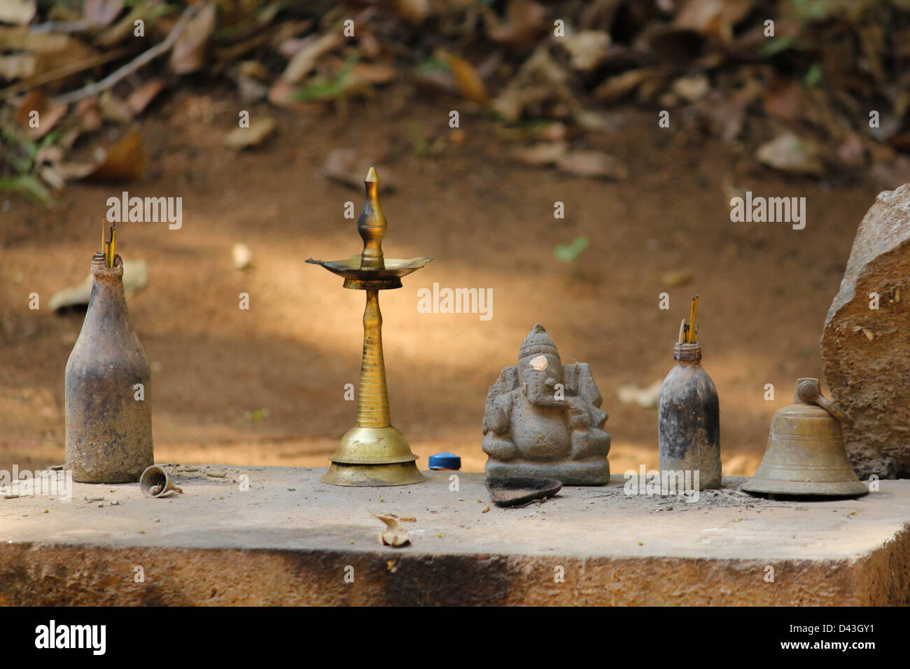 A temple in Arippa forest, Kerala, India Stock Photo - Alamy